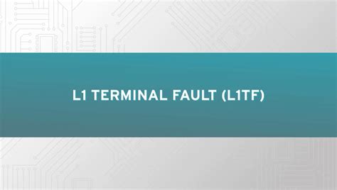 Intelのcpuで新たに発見された脆弱性「foreshadow」の解説ムービーをredhatが公開中 Gigazine