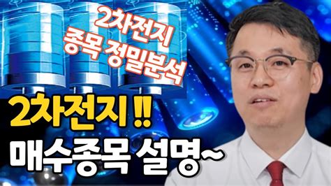 2차전지 실적공매도 정밀분석매수종목 설명입니다~ Youtube