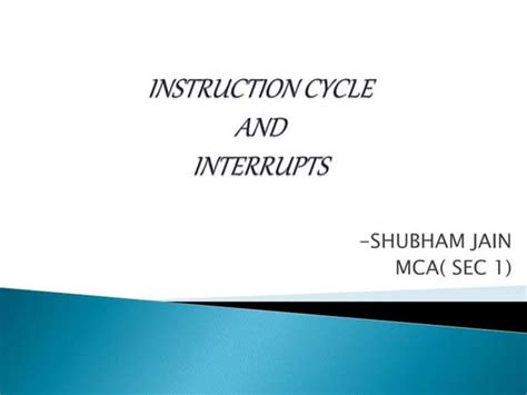 instruction execution cycle