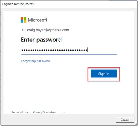 Use The Netdocuments Folder Import Tool With Single Sign On Optiable