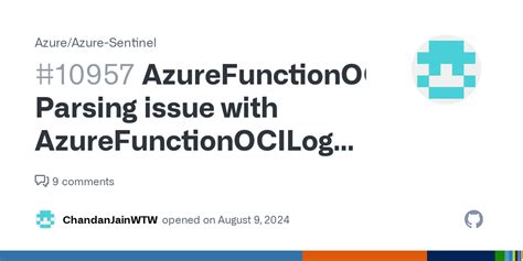 Azurefunctionocilogs Parsing Issue With Azurefunctionocilogs App For Vcnfirewall Logs Com