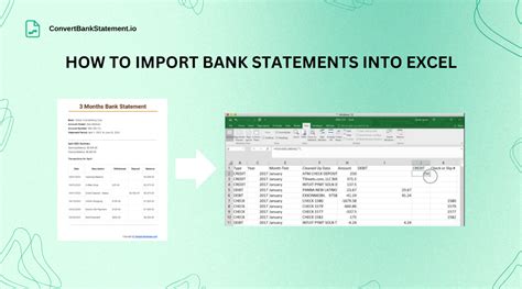 How To Import Bank Statements Into Excel