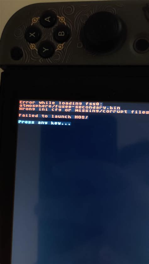 I M Getting This Error Whenever I Try To Boot Into EmuNand And Not Even Stock Sys Doesn T Work