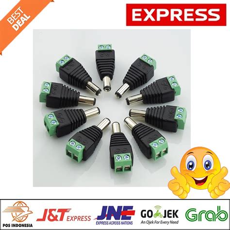 Jual Jack Konektor CCTV Power DC Male Shopee Indonesia