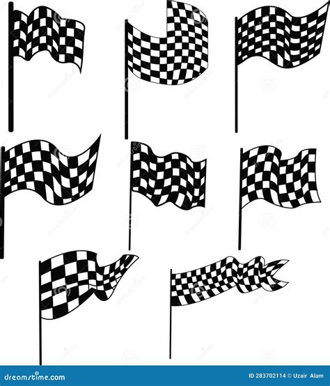 Checkered Nascar Car Racing Flag Vector File Illustration File Digital File Design File Pattern
