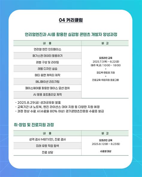 경기콘텐츠진흥원 경기 메타버스 캠퍼스 정규 교육과정 교육생 모집~620 요즘것들