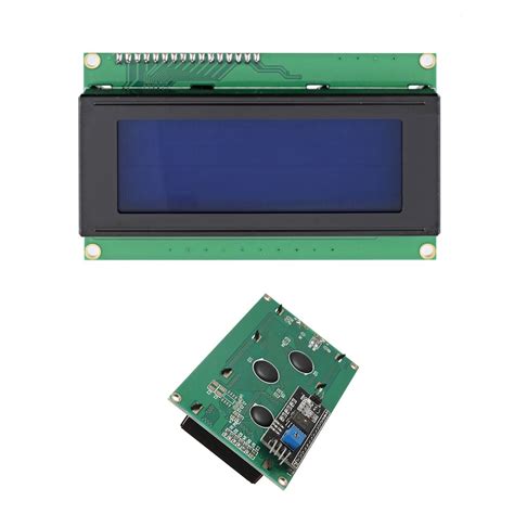 display lcd 20x4 i2c backlight azul arduino e cia