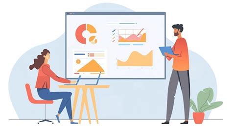 Team Collaborating On Data Analysis In A Modern Office During Daytime Premium Ai Generated Image