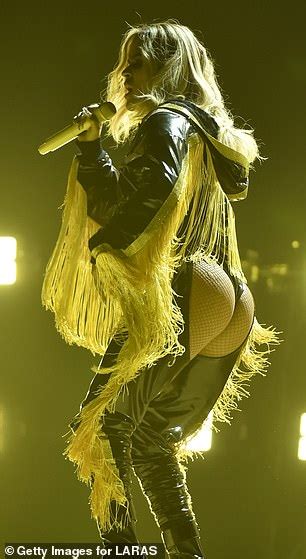 Karol G Flashes Derriere In Thong Bodysuit On Latin Grammy Awards Stage