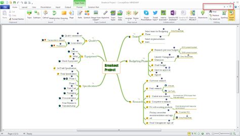 Filtering Mind Map Content On A Full Screen ConceptDraw HelpDesk