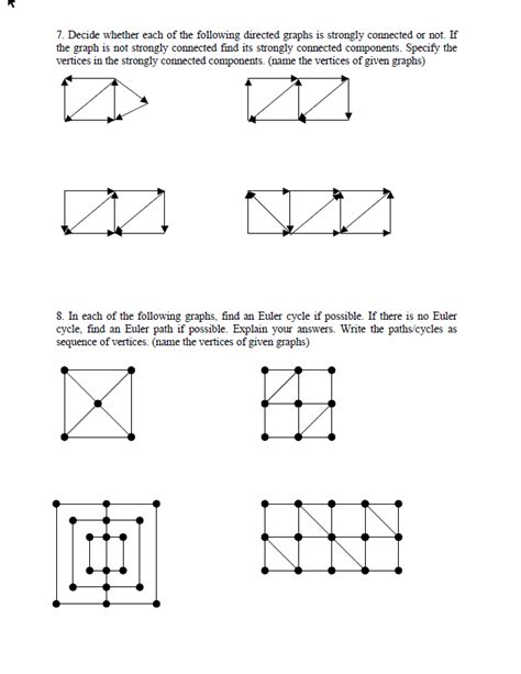 Solved Find Simple Connected Graphs With The Following