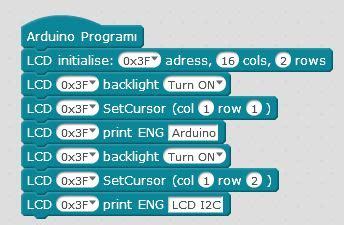 ÇERKESLER BİLİŞİM mBlock İle Arduino LCD Kullanımı
