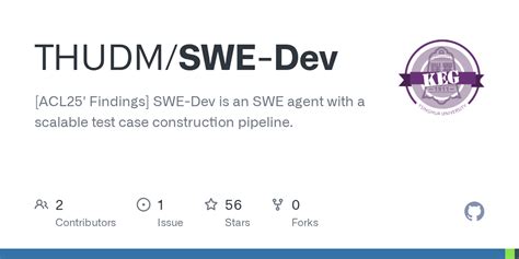 Github Thudmswe Dev Acl25 Findings Swe Dev Is An Swe Agent With A Scalable Test Case
