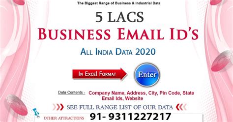 Bulk Email Id List Email Id Directory Indian Companies Email Database