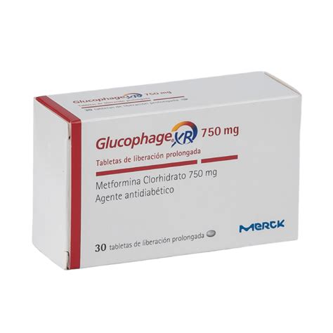 Glucophage Xr 750 Mg X 30 Tabletas Farmacias Telchi