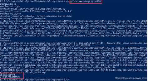 windows下安装cholmod和scikit sparse csdn博客