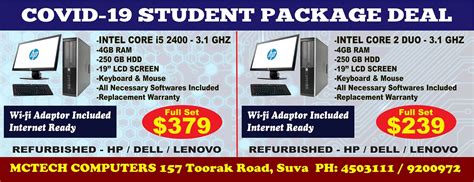 Hp Orginal Full Computer Set As Mctech Computers Fiji