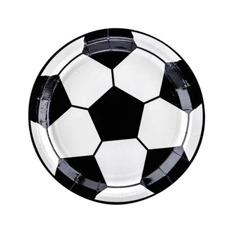 Soccer Ball Paper Plates Confettimyparty