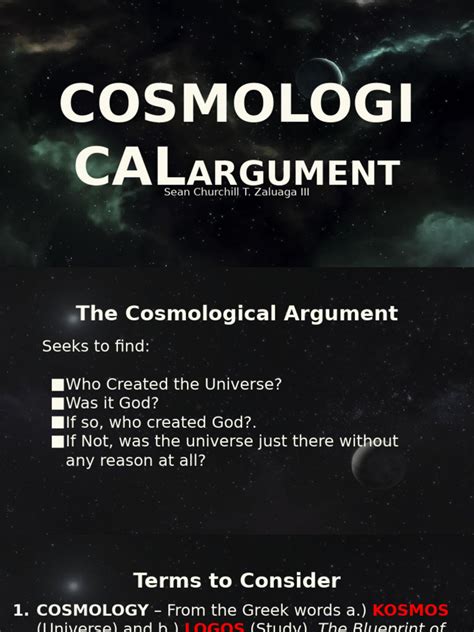 Cosmological Argument Pdf