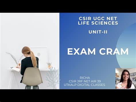 Exam Cram Cellular Organisations Video Lecture Crash Course For UGC NET Life Sciences