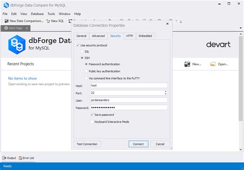 Create An SSH Connection