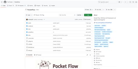 Pocketflow 100 Line Llm Framework Let Agents Build Agents Aitoolnet