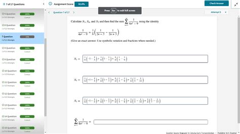 solved calculate s3 s4 and s5 and then find the sum