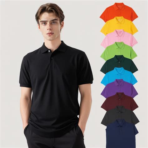 반팔 스트라이프 무지 카라티 20수 남녀공용 커플티셔츠 S~3xl 회사 식당 유니폼 단체복 티센스