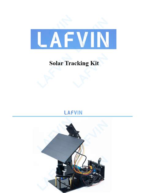 lafvin solar tracking kit pdf device driver solar cell