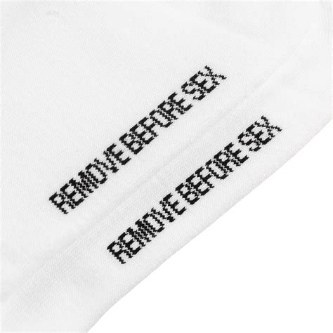 032c Remove Before Sex Crew Socks Apparel Buy Online Now