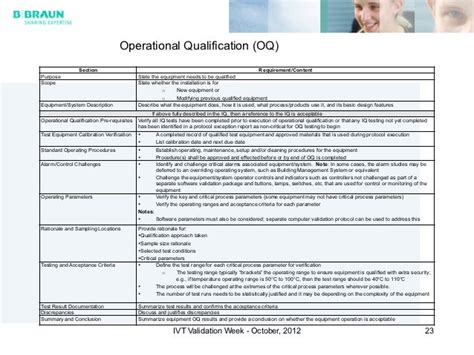 Installation Installation Qualification Template