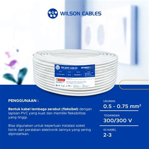 Merah Putih Nymhy 1 2x0 5 Mm2 10 Meters Wilson Caes Fiber Copper