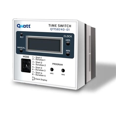 4 Programmable Single Output Time Switch Price In ₹3 700 Qwatt Technologies