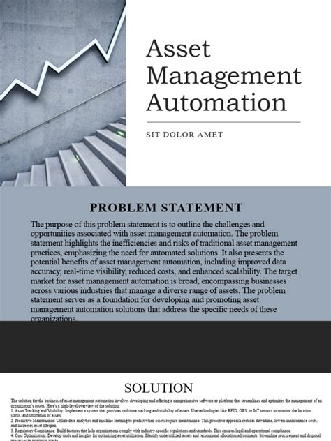 asset management automation pdf automation subscription business