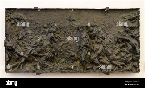 Bronze Relief Moses And The Brazen Serpent By Vincenzo Danti 1559