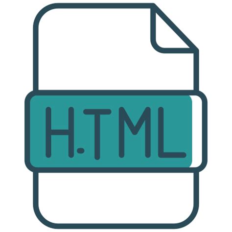 Html File Generic Color Lineal Color Icon