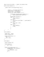 Homework Java Import Java Util Scanner Import The Scanner Class Public Class Homework