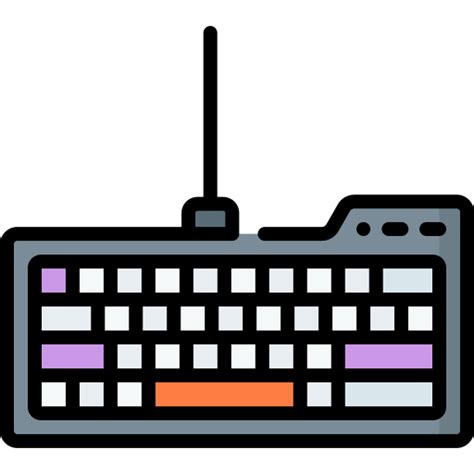 Keyboard Special Lineal Color Icon