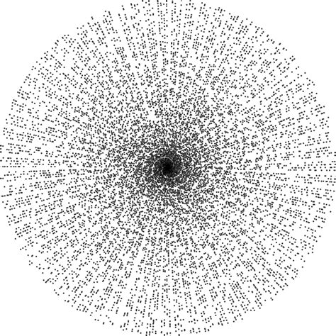How To Identify Spirals In Polar Plot Of Prime Numbers Mathematics