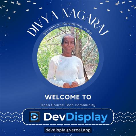 Devdisplay Global Tech Hub On Linkedin Devdisplay Opensource Developercommunity Dev