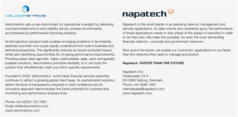Napatech And Velocimetrics Accelerate Financial Trading Performance