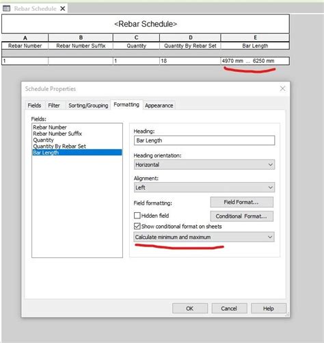 Solved Varying Rebar Sets Schedule Autodesk Community