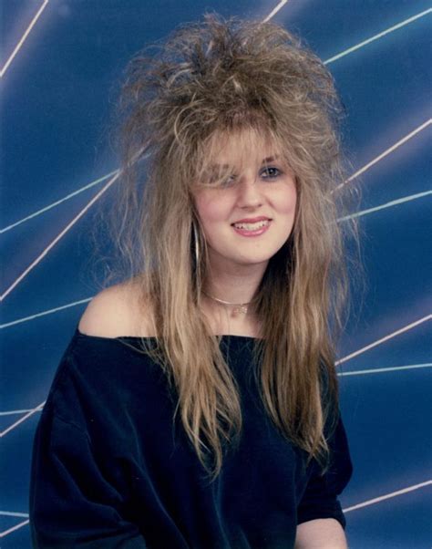 40 Vintage Snaps Of Young Girls With Very Big Hair In The 1980s
