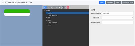 Tutorial Create A Digital Business Card With Flex Message Simulator