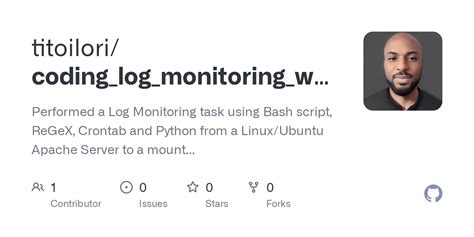 GitHub Titoilori Coding Log Monitoring Worflow Performed A Log Monitoring Task Using Bash