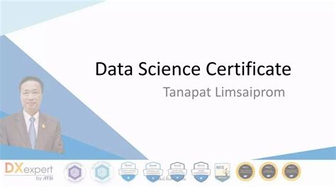 Data Science Certificate Tanapat Ppt
