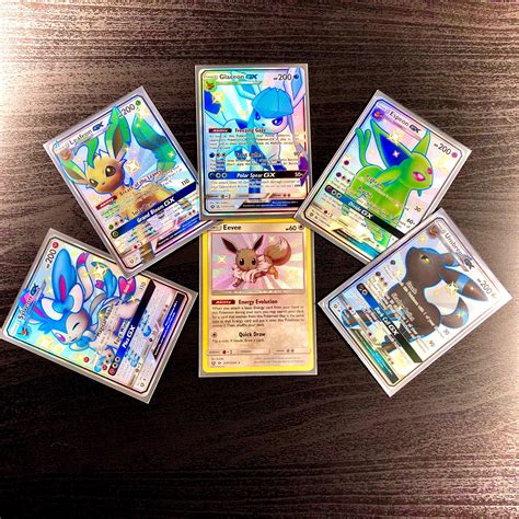 Shiny Bouquet Of Eeveelutions Rpokemontcg