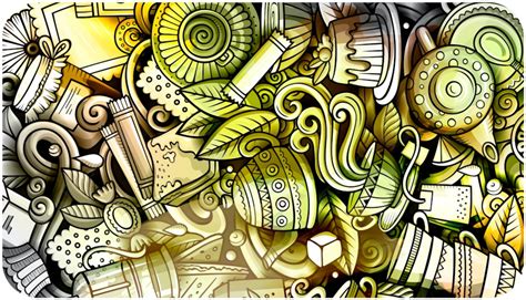 차 손으로 그린 낙서 배너 배경 정체 기호 케이크 배경 일러스트 및 사진 무료 다운로드 Pngtree