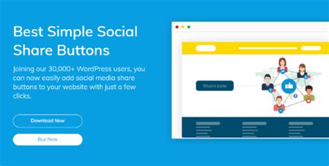 Simple Social Buttons Pro V130 Wordpress Plugin