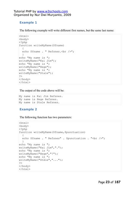 Php Tutorialw3schools Pdf